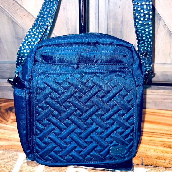 lug | Bags | Lug Happer Hand Bag Purse Navy Blue Women Crossbody | Poshmark